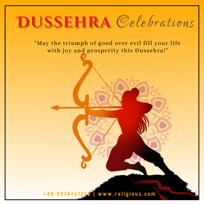 DUSSEHRA Template | PosterMyWall