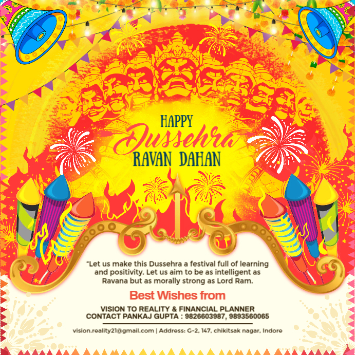 Copy of Dussehra Celebration Flyer Template | PosterMyWall
