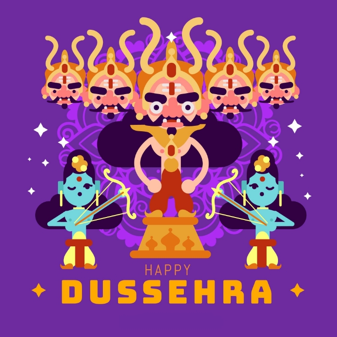 Dussehra Template | PosterMyWall
