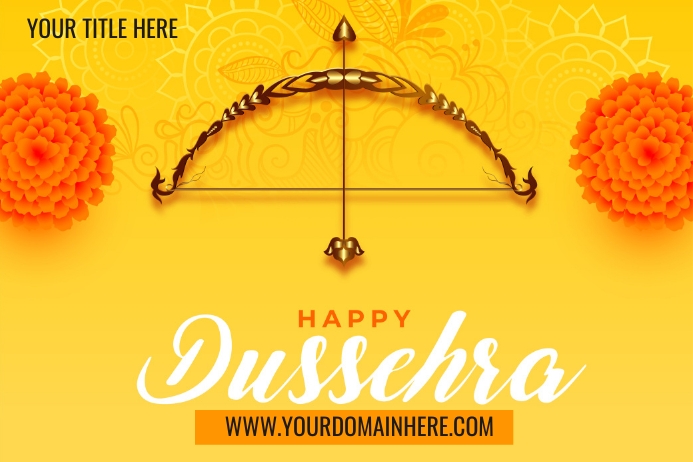 Dussehra Template | PosterMyWall