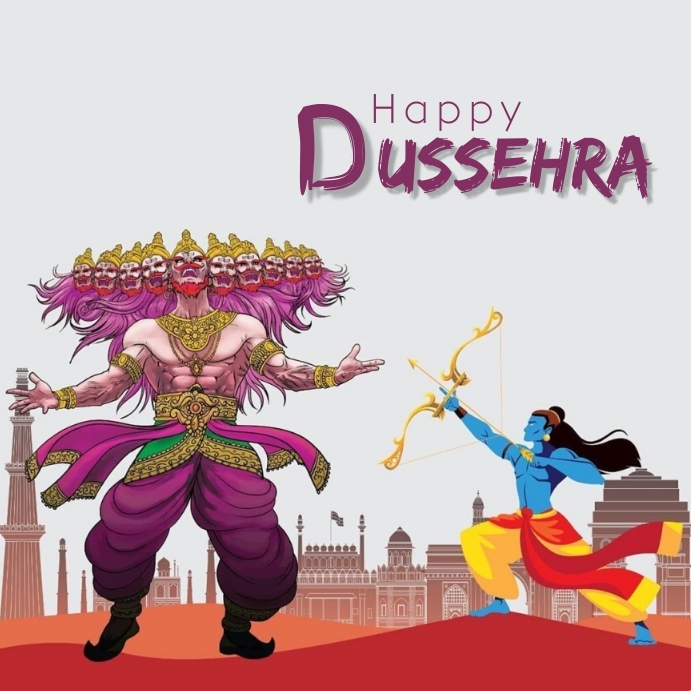 Dussehra Template | PosterMyWall