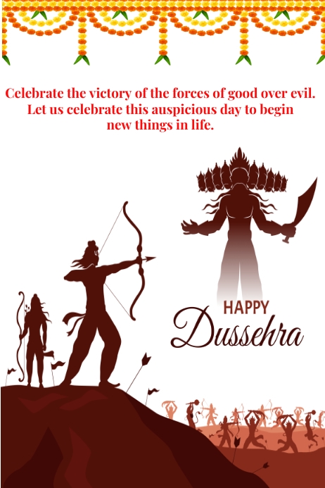 Dussehra Template | PosterMyWall