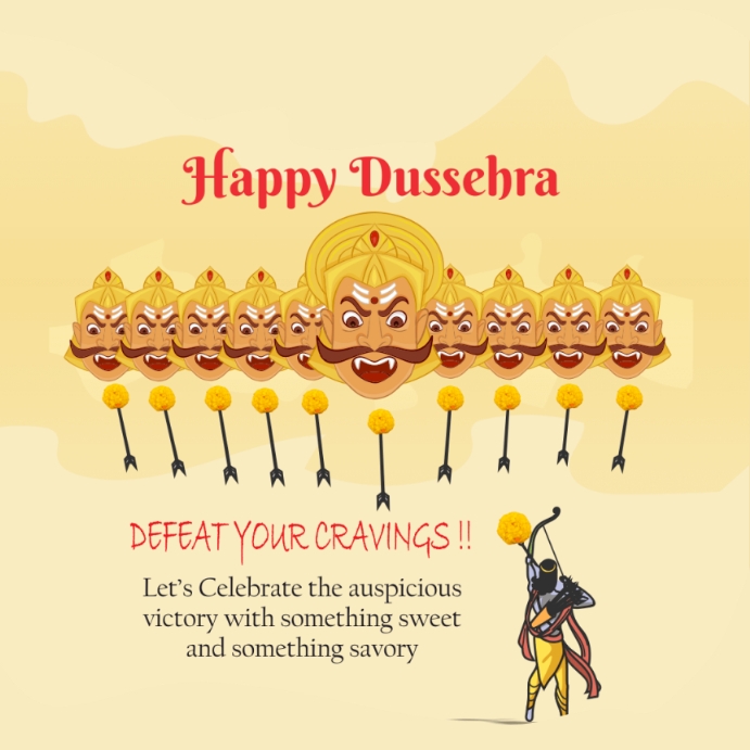 Dussehra Template | PosterMyWall
