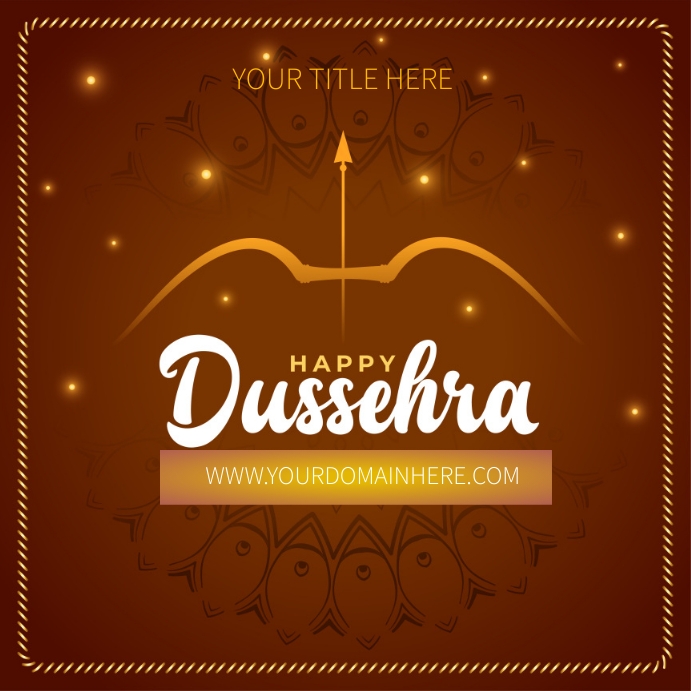 Dussehra Template | PosterMyWall