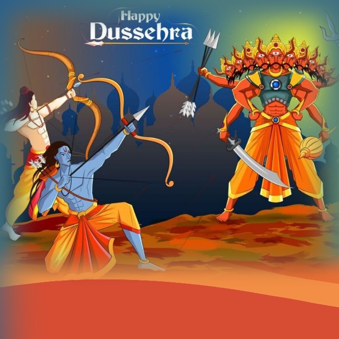 Dussehra Template | PosterMyWall