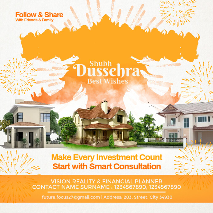 Copy of Dussehra Investing Post Template | PosterMyWall