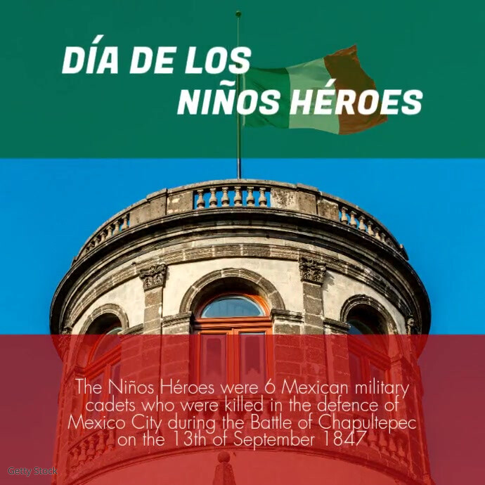 Plantilla de Día de los Niños Héroes Video | PosterMyWall