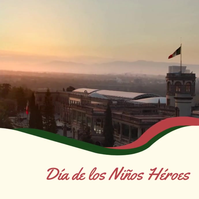 Día de los Niños Héroes Video Square Template | PosterMyWall