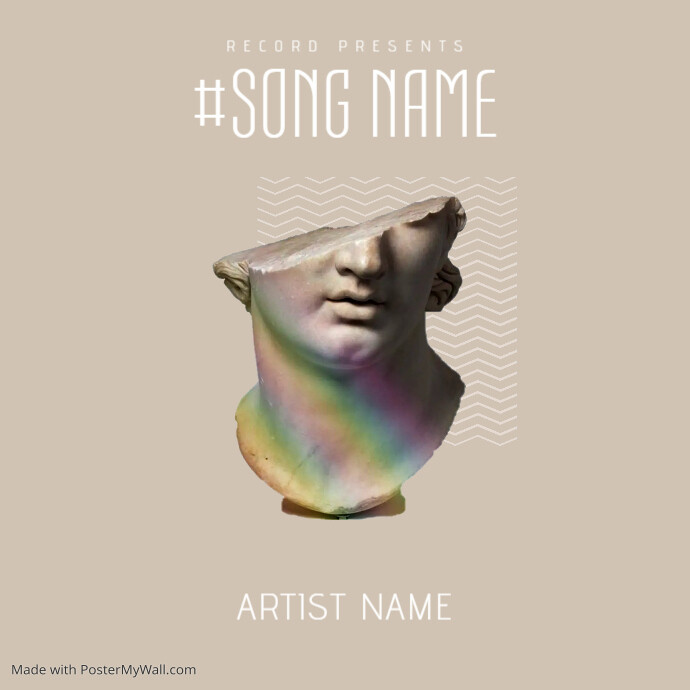 Plantilla de E Aesthetics - Mixtape Single Album Song EP Cover Art/Artwork | PosterMyWall