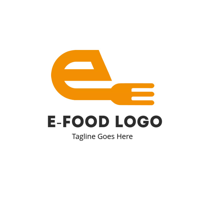 Modèle e-Food Logo Design | PosterMyWall