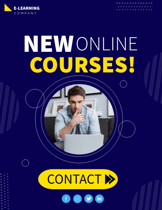 e- learning Template | PosterMyWall