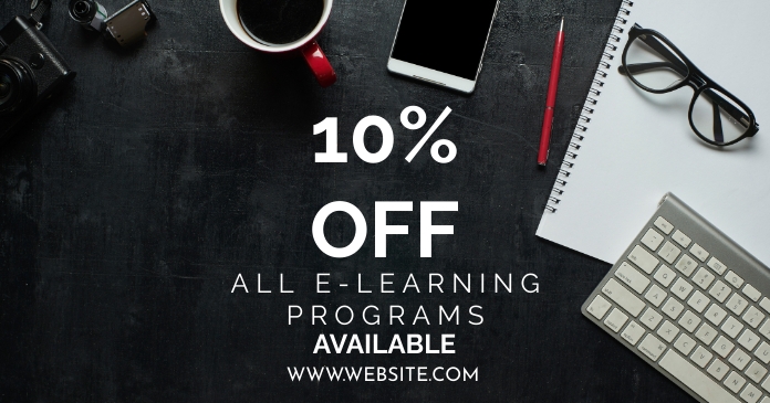 E-learning Programs Available Ad Template | PosterMyWall