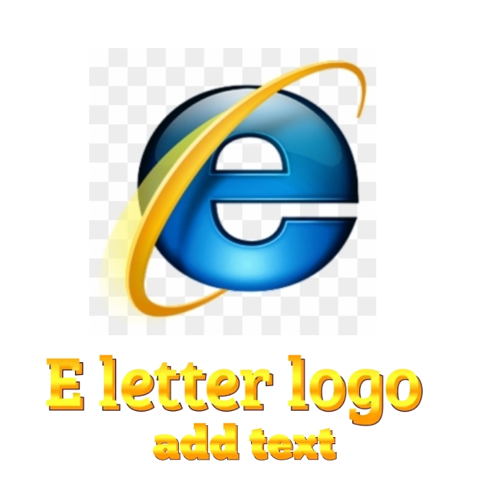Copy of E letter logo design template. | PosterMyWall