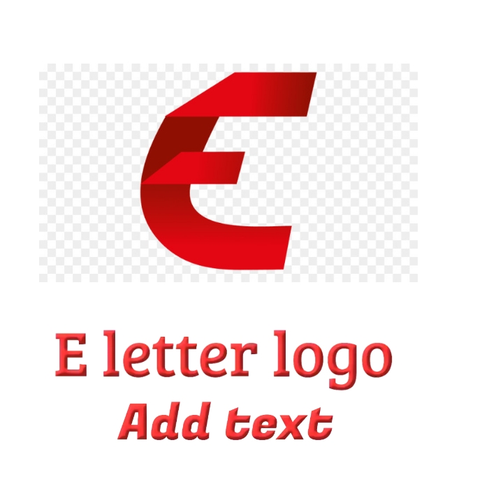 Copy of E letter logo design template. | PosterMyWall