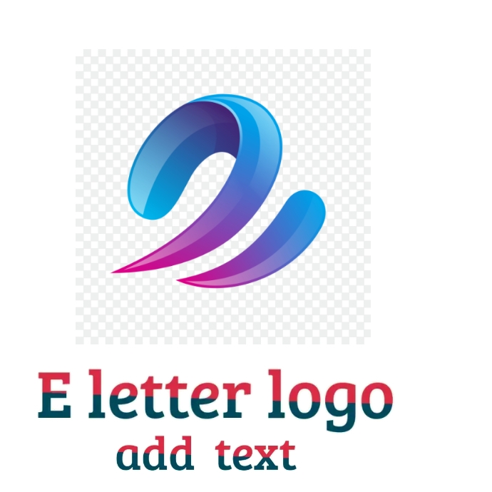 Copy of E letter logo design template. | PosterMyWall