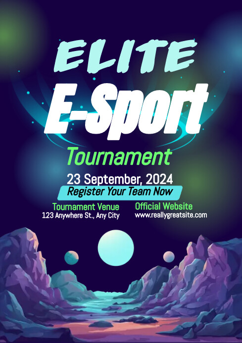 Plantilla de e-sport | PosterMyWall