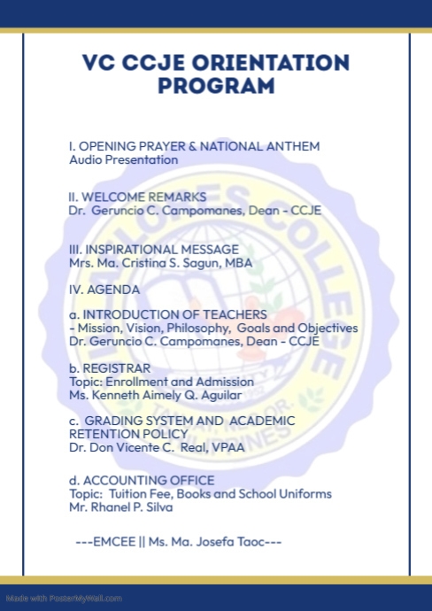 VC CCJE- part 1 (1) | PosterMyWall