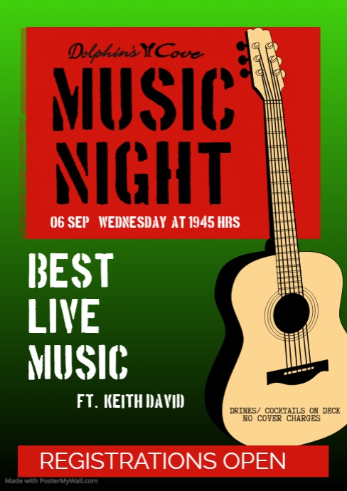 LIVE CONCERT POSTER | PosterMyWall