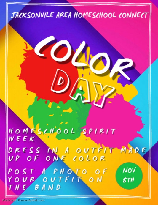 Colors/ Monochrome day | PosterMyWall
