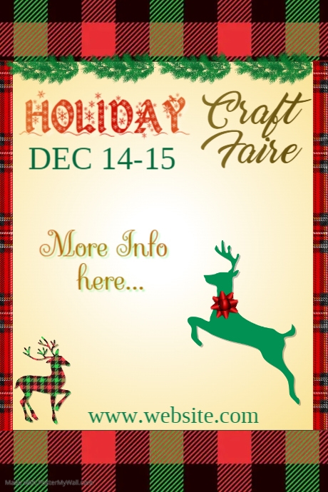 Holiday Craft Faire | PosterMyWall
