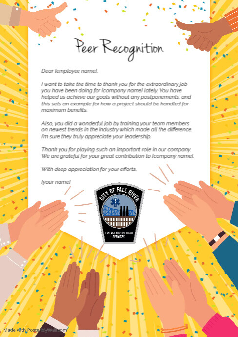 Employee Appreciation Email Template | PosterMyWall