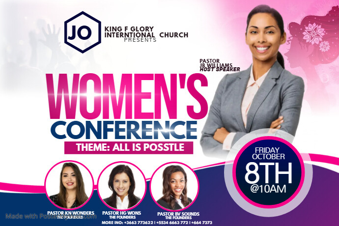 women's conference | PosterMyWall