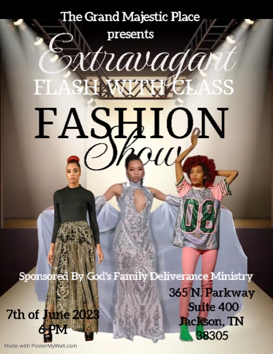 FASHION SHOW POSTER | PosterMyWall