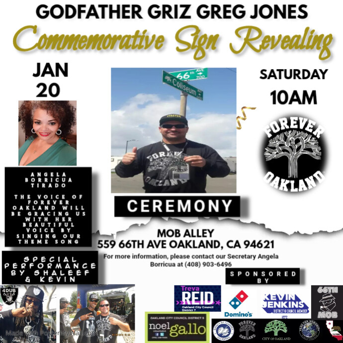 Copy of Griz Jones Ceremony | PosterMyWall
