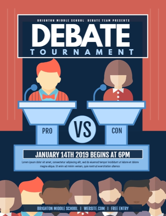 Copy of Debate | PosterMyWall