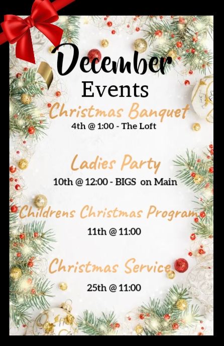 new year menu, christmas menu, menu | PosterMyWall