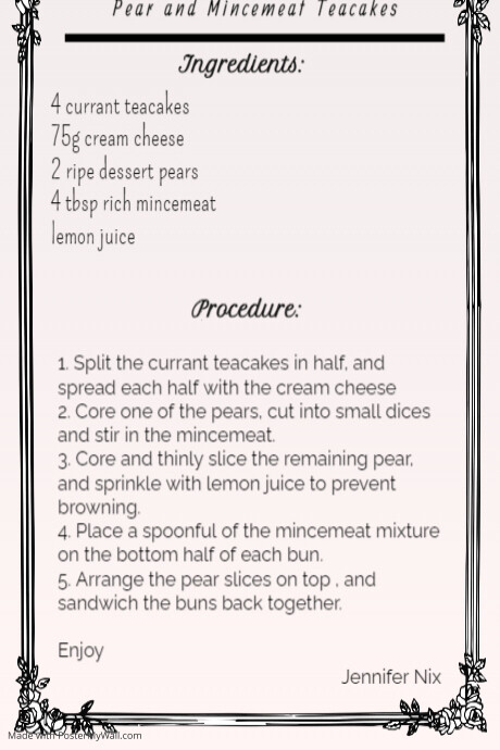 Copy of Recipe Template | PosterMyWall