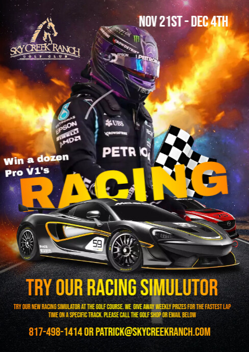 Copy of Car Racing | PosterMyWall