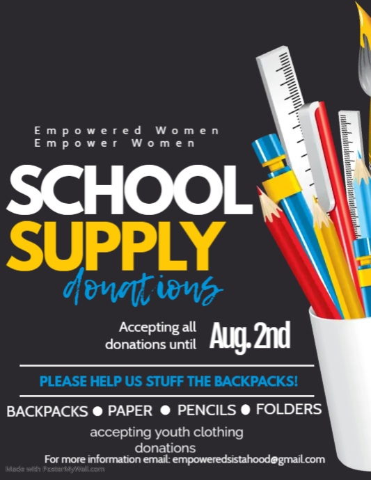 Copy of School Supply giveaway | PosterMyWall