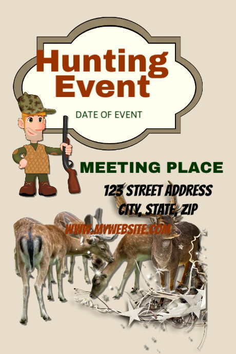 Hunting Event Template | PosterMyWall