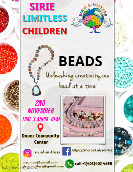 Beading Basics Jewelry Class Flyer Ad | PosterMyWall
