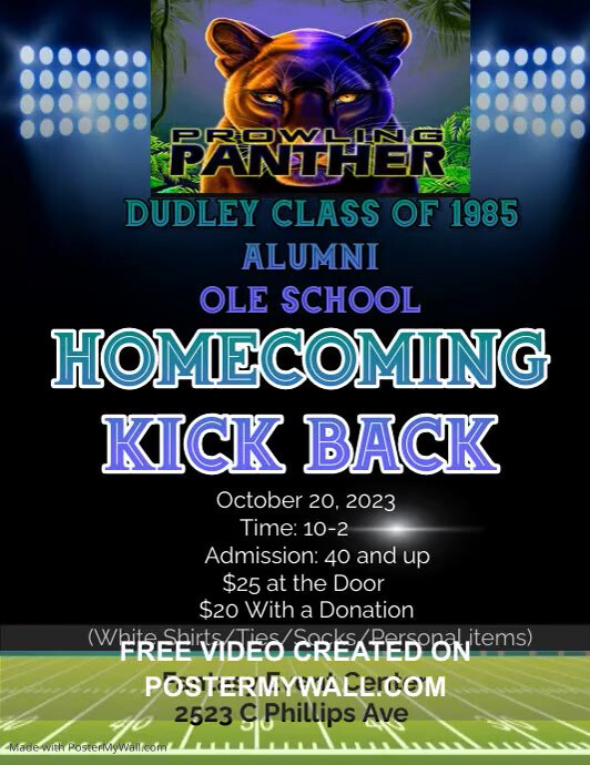 Homecoming Football Game | PosterMyWall