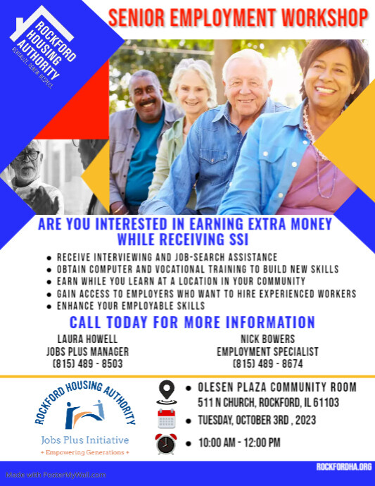 Copy of Senior Employment program | PosterMyWall