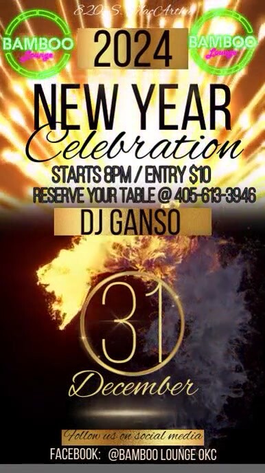 modern new year party event design template | PosterMyWall