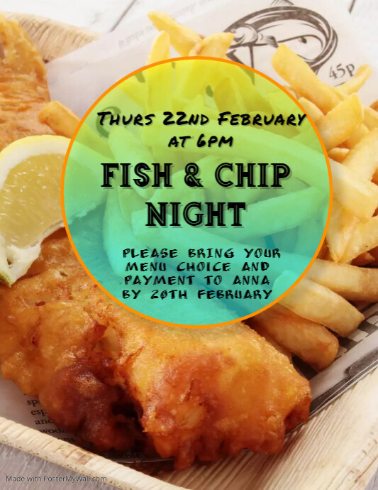 Copy of fish fry fried fish flyer | PosterMyWall