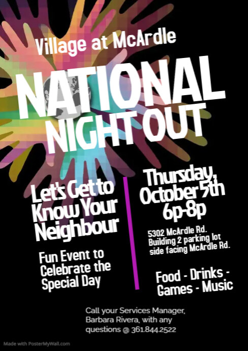 National Night Out Flyer Template | PosterMyWall
