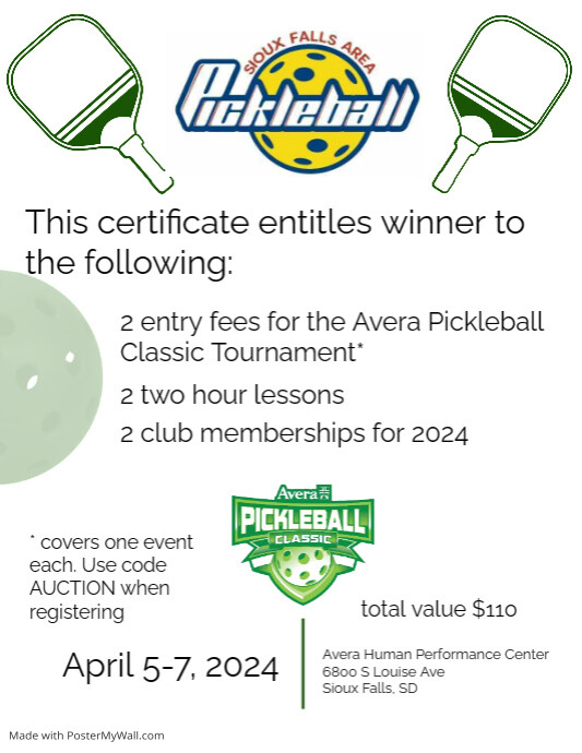 Pickleball Tournament Flyer | PosterMyWall