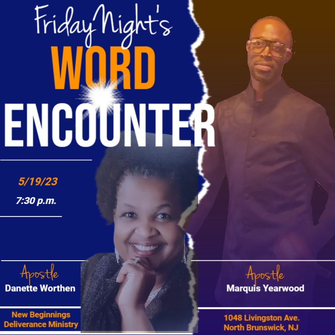 Copy of FRIDAY NIGHT WORD ENCOUNTER | PosterMyWall