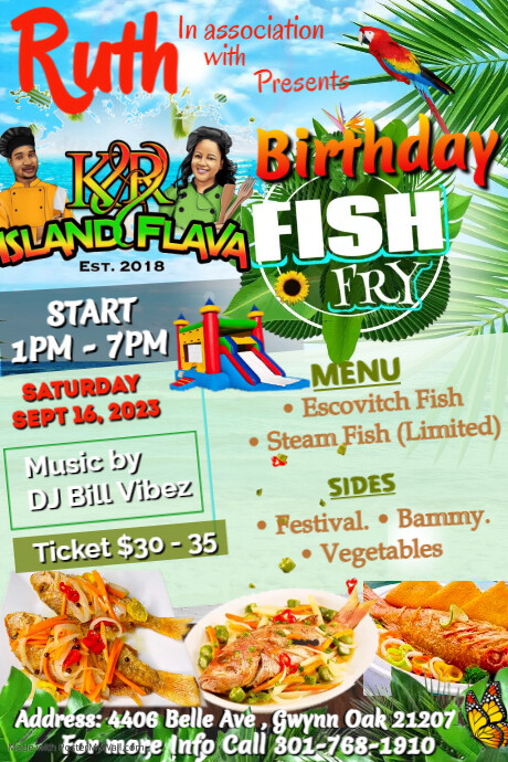 Fish Fry Poster | PosterMyWall