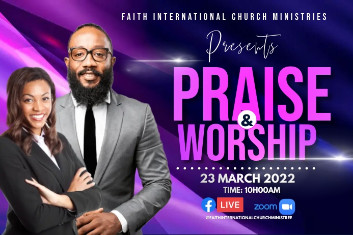 Praise and worship | PosterMyWall