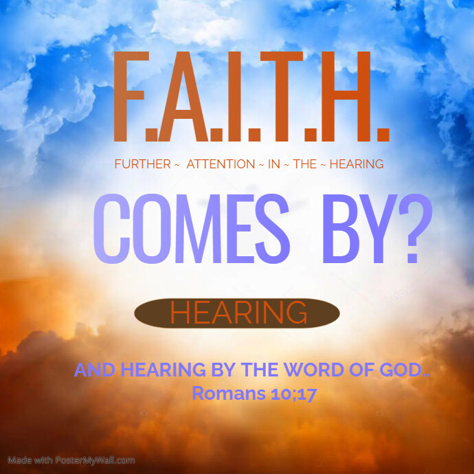 CHURCH INSTAGRAM FLYER, GROTH IN FAITH | PosterMyWall