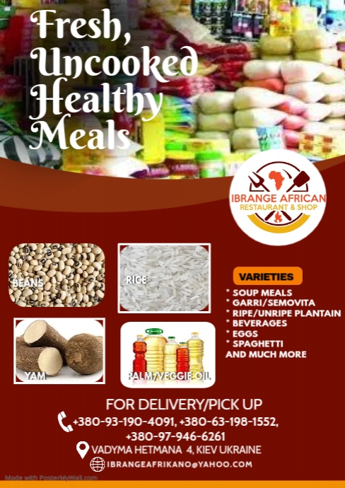 Copy of Fresh meat flyer | PosterMyWall