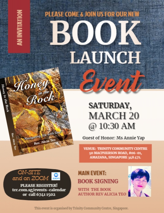 Copy of Book Release Flyer | PosterMyWall