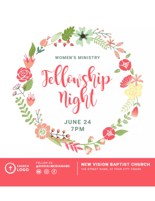 women fellowship night | PosterMyWall