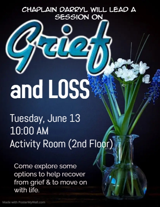 Grief Ministry bereavement funeral death | PosterMyWall