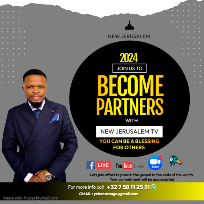 Copy of PARTNERS CONFERENCE FLYER | PosterMyWall